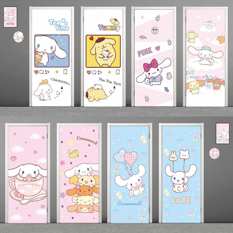 Modern Cartoon Children's Door Stickers Whole Self-Adhesive Waterproof ...