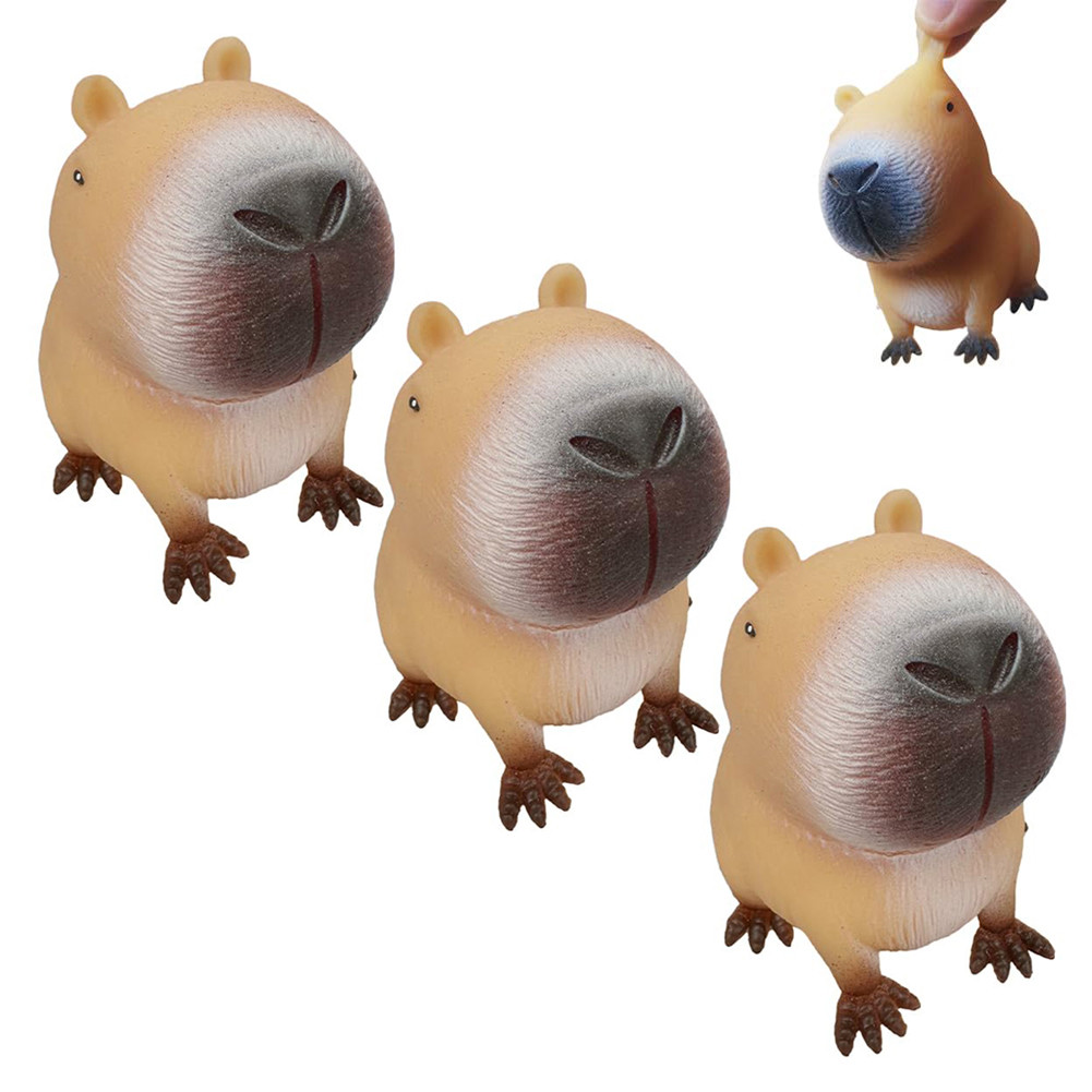 Capybara Squeeze Toy Cute Stress Relief Toys Soft Fidget Toys for Kids ...