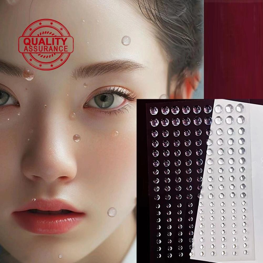 Women's Water Drop Face Makeup Stickers Cosplay Mermaids Drop Stickers ...