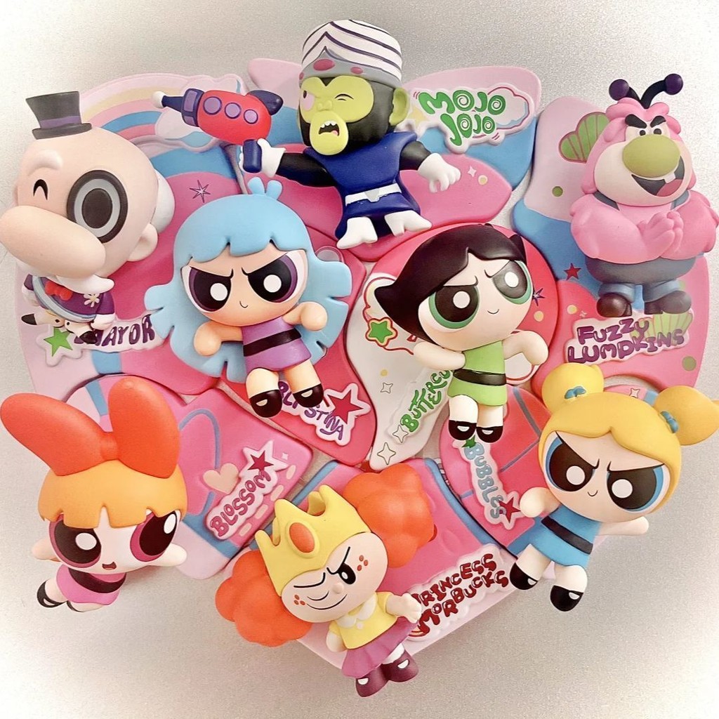 My Blind Box Genuine Powerpuff Girls Combination Refrigerator Stickers ...
