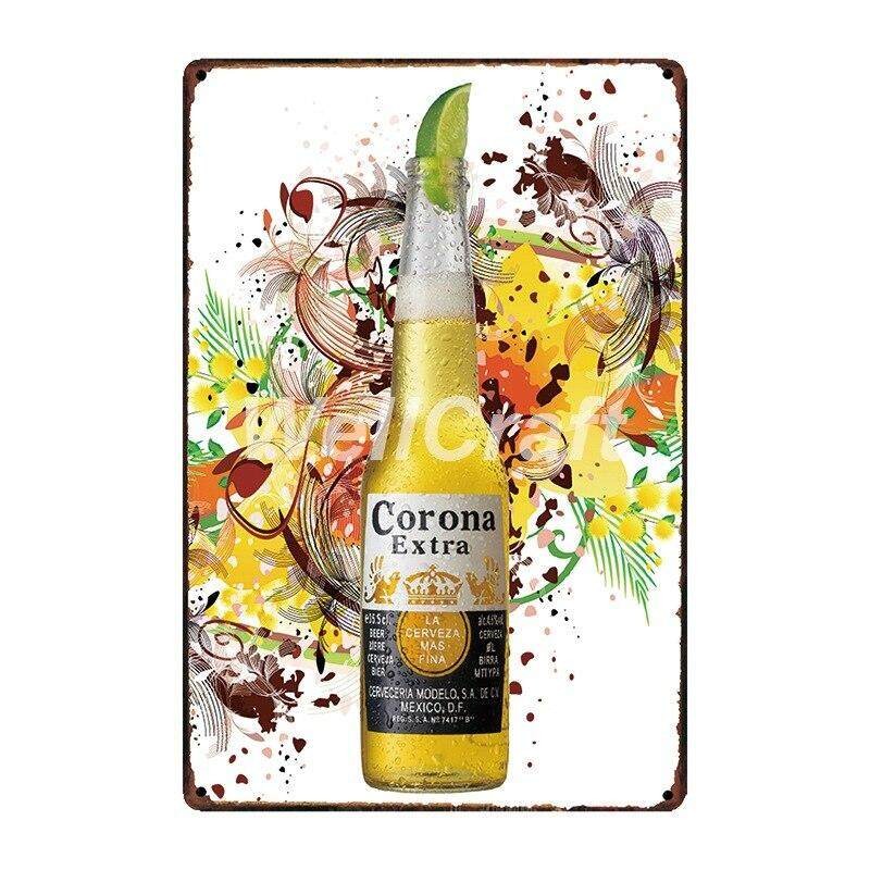 Corona Extra Beer Metal Signs Find the Beach Wall Poster Decor for Bar ...
