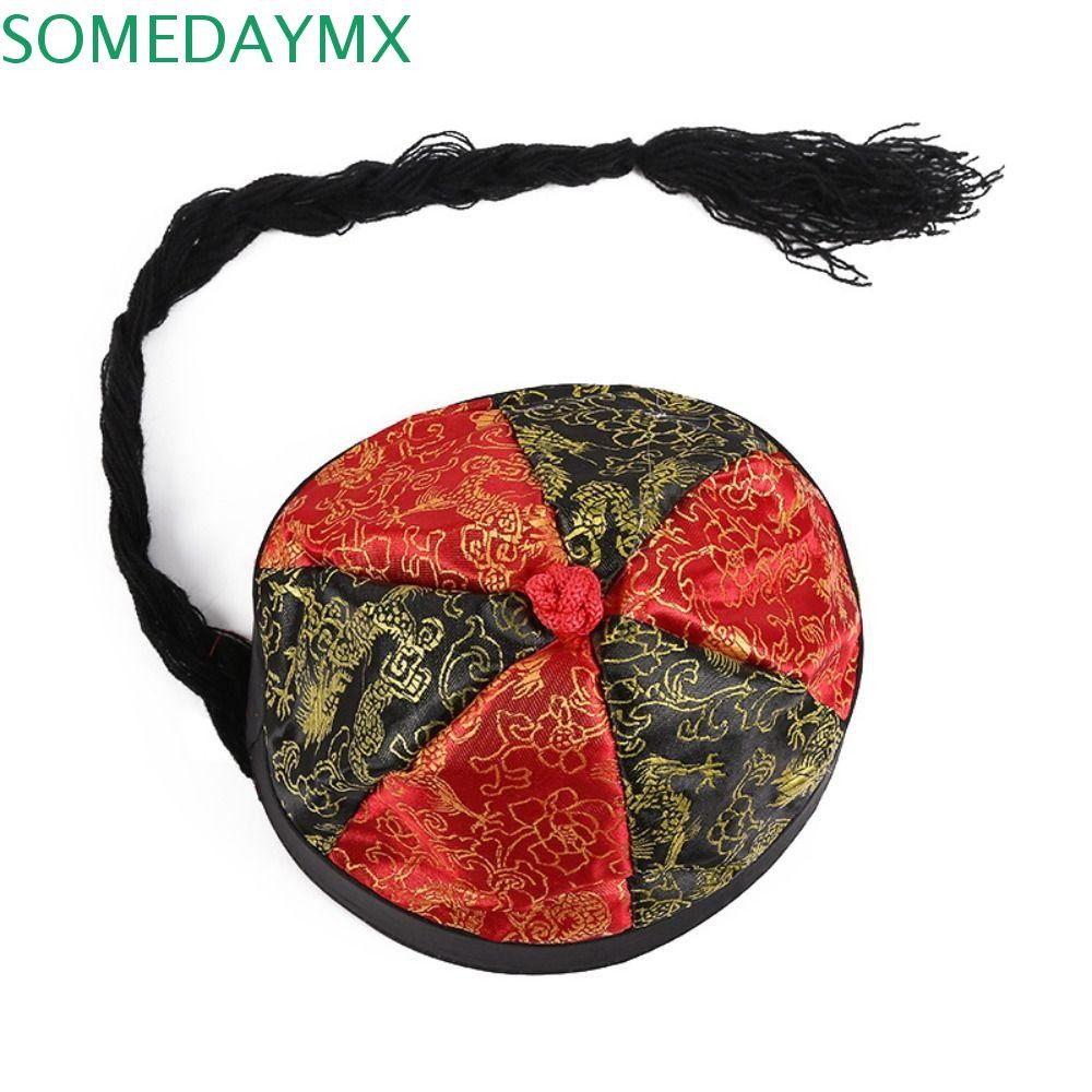 SOMEDAYMX Chinese Style Hat, Cosplay Ancient Costume Chinese Culture ...