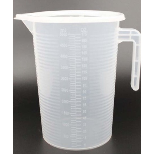 Plastic MEASUREMENT CAPACITY WITH LID STRAIGHT HANDLE WITH DIVISION ...