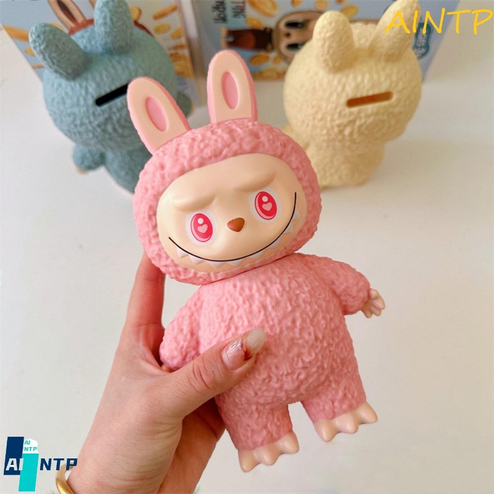 AINTP Labubu Money Boxes, Large Anime Labubu Doll Piggy Bank, Small Toy ...