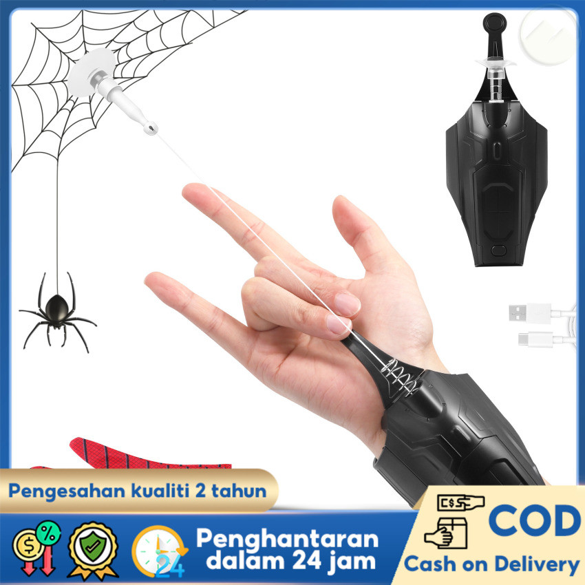 Spider Web Shooters That Actually Shoot,7.8ft Real Rope Launcher,Spider ...