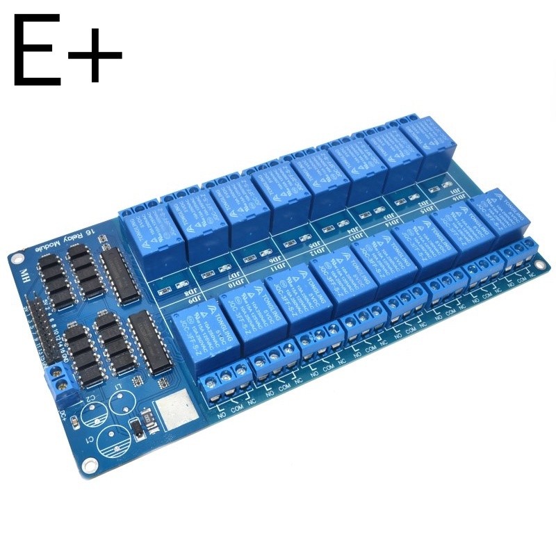 5V 12V 16 Channel Relay Module ARM PIC AVR DSP Electronic Relay Plate ...