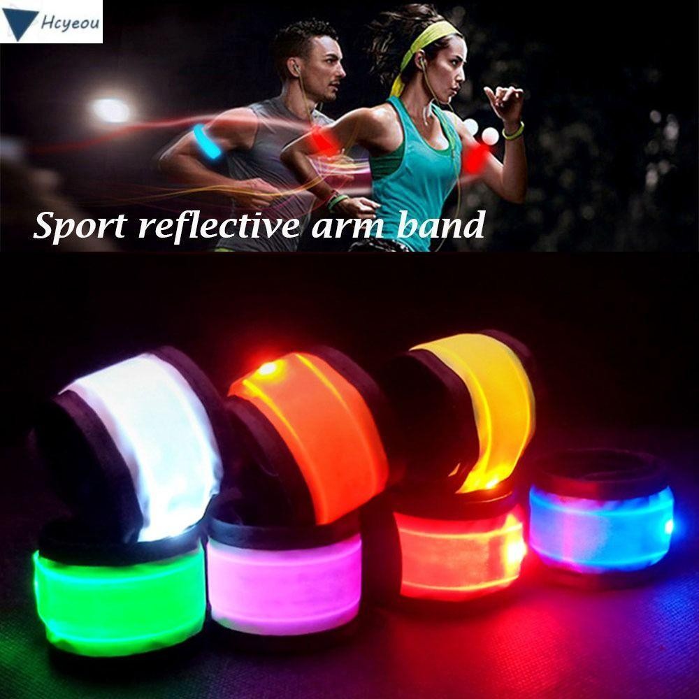 HCYEOU Night Running Armband 8 Colors Arm Leg Band Warning Wristband ...