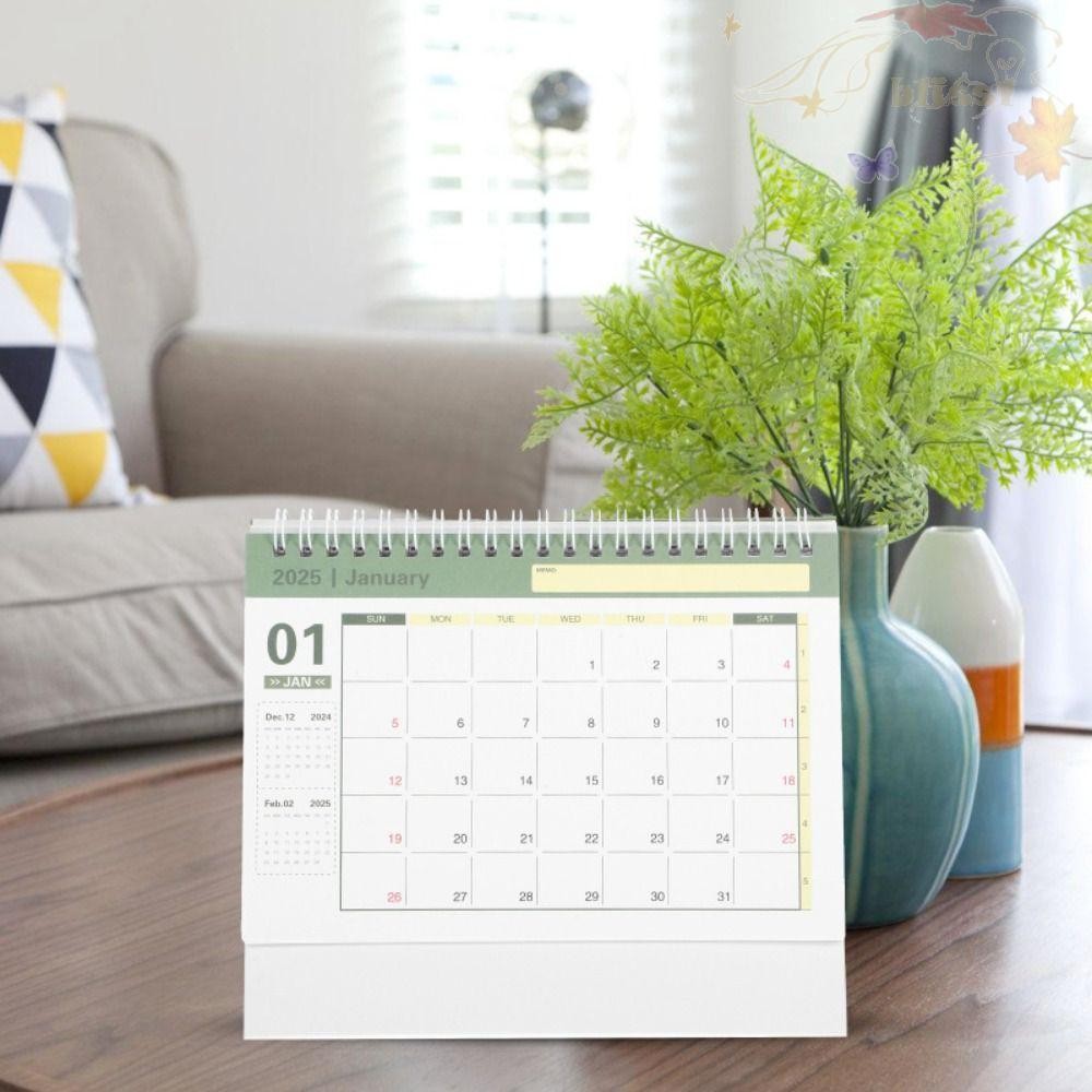 BLISS 2025 Desk Calendar, Creative Thick Paper Mini Desktop Calendar ...