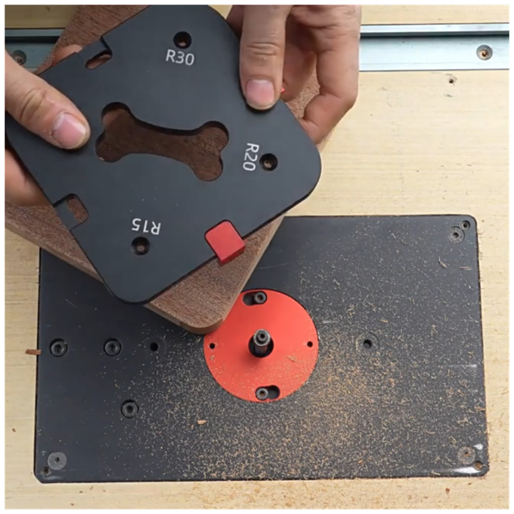 Corner Radius Routing Bit Template Rounded Corners Radius Jig Templates ...