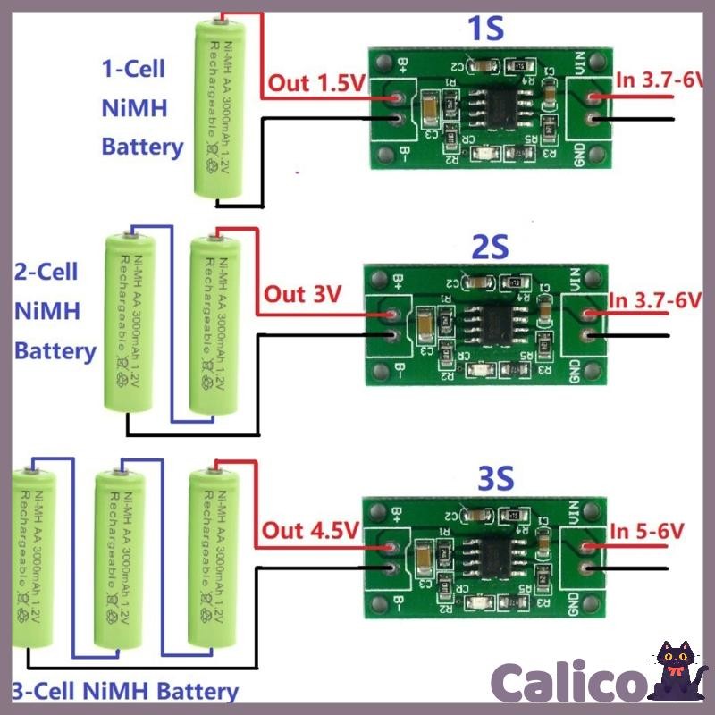 Cali Portable NiMH Charger - 1A Charging Current for 1 5V 3V and 4 5V ...