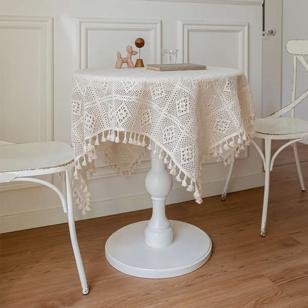 table cloth square table cloth aesthetic table cloth 6 seater Pastoral ...