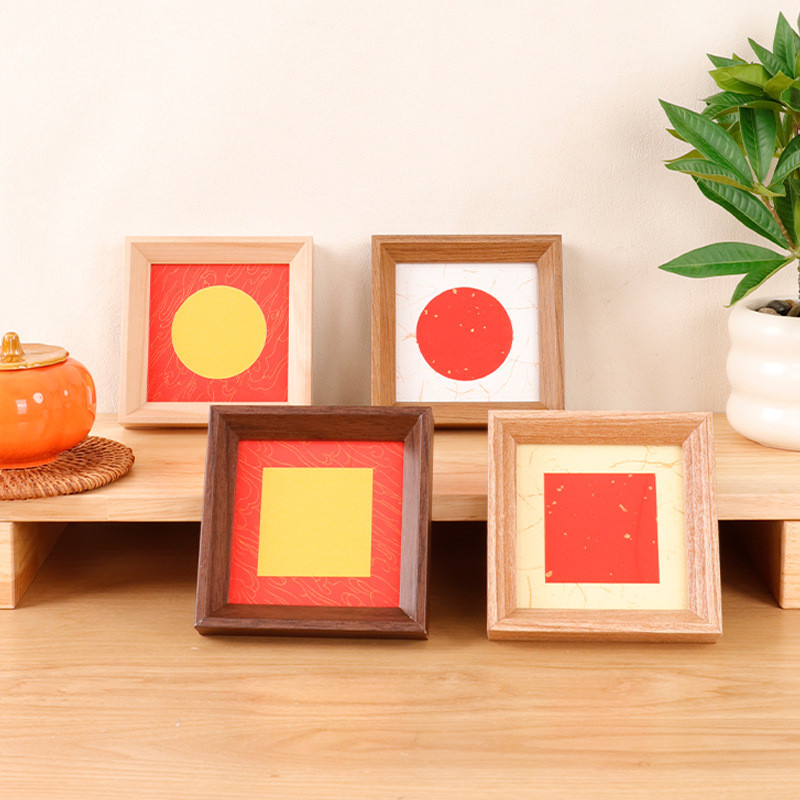 Calligraphy Cultural Creative diy Photo Frame Table Square 13cm Mini ...