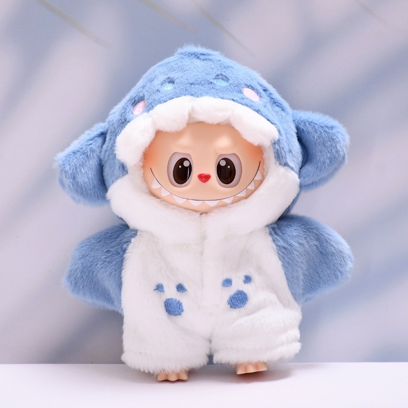 17cm labubu doll clothes Sitting labubu Pendant clothes labubu Baby ...