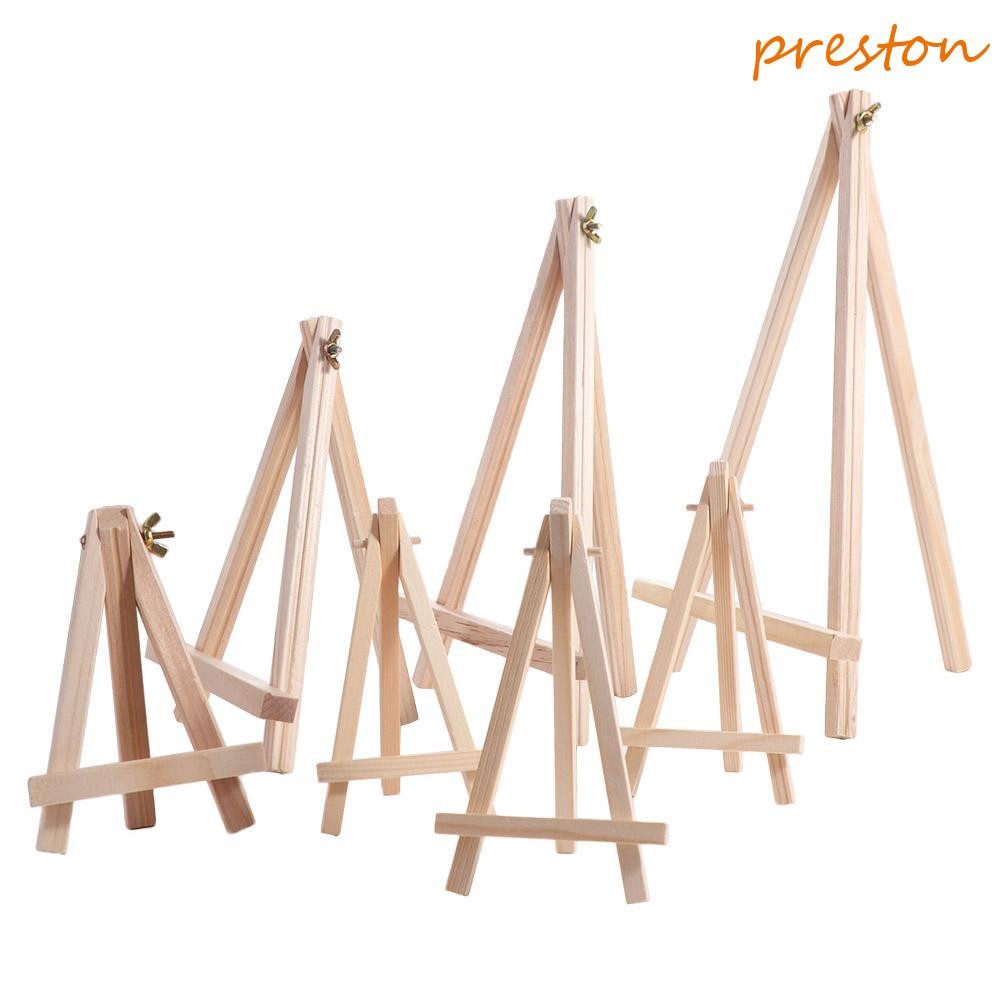PRESTON Triangle Display Stand, Portable Painting & Sketch Wood Mini ...