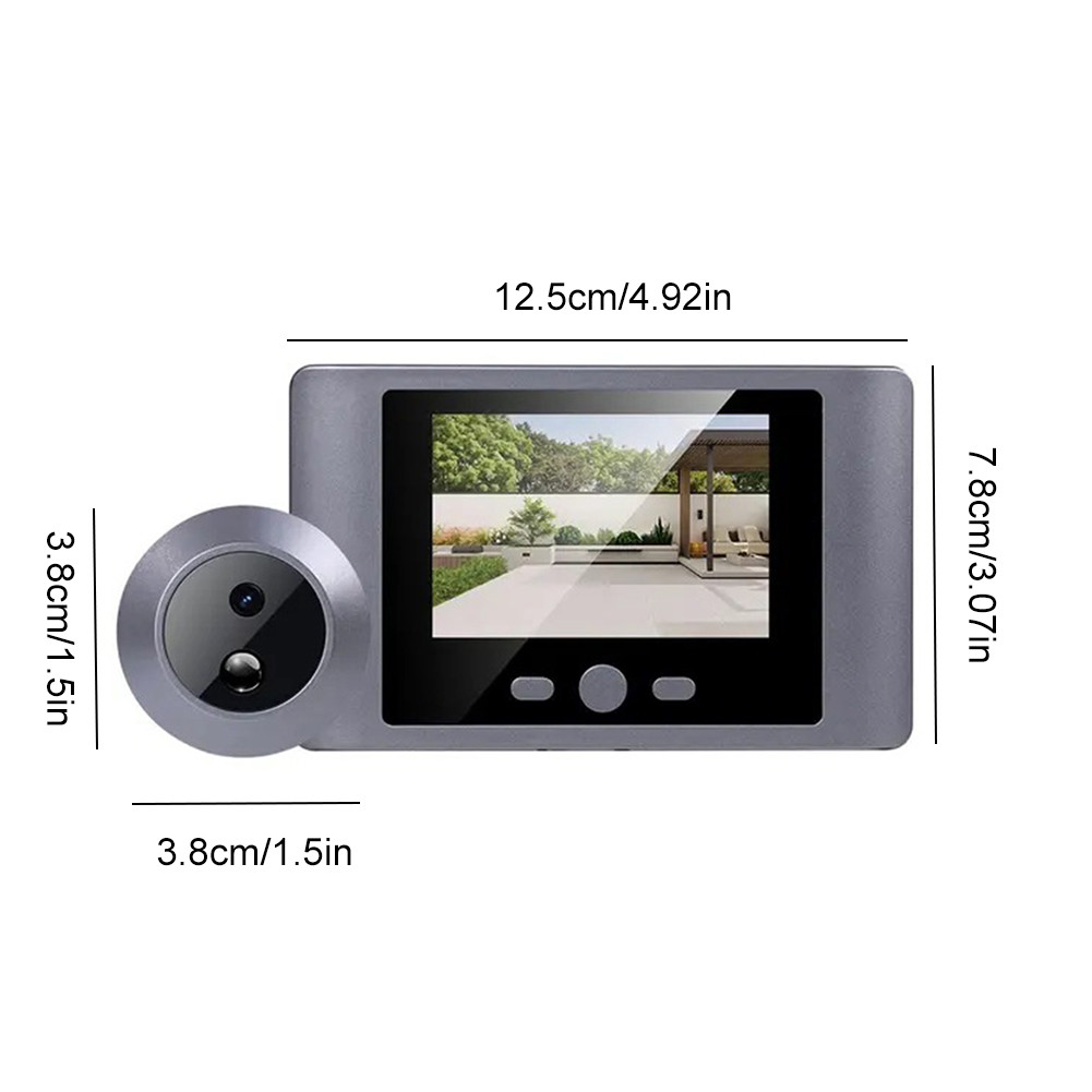 [Getdouble.my] Mini Peephole Smart Wireless Door Viewer Camera PIR ...