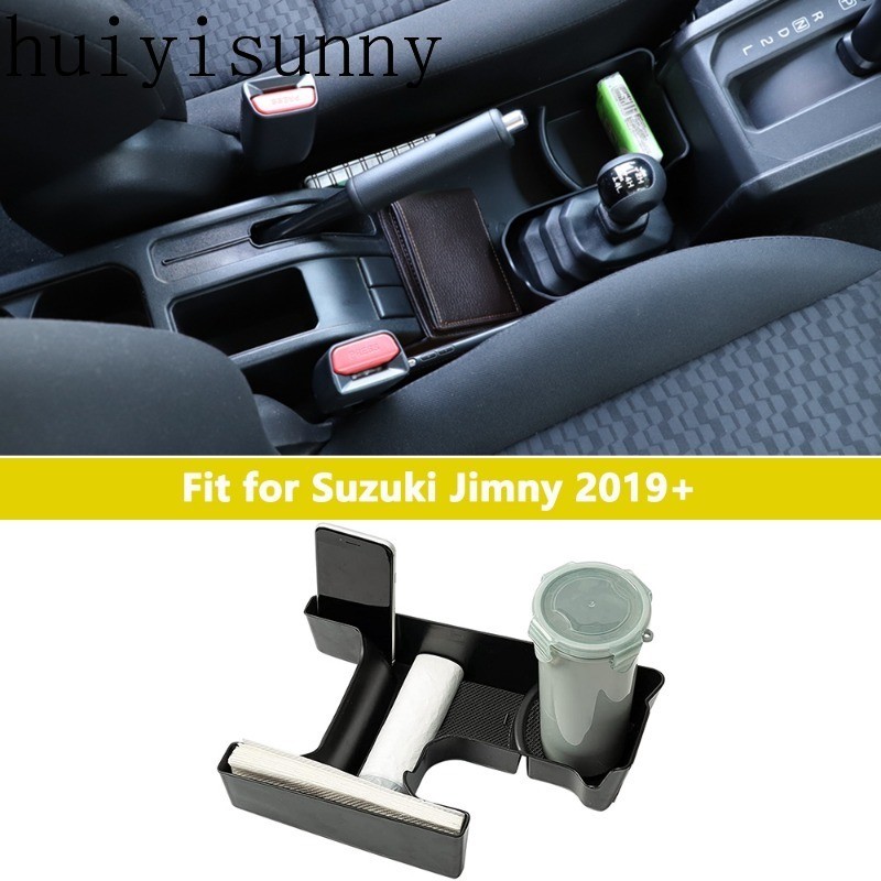 HYS Center Console Cup Holder Gear Shift Storage Box Organizer Tray fit Suzuki Jimny JB64 JB74 ...