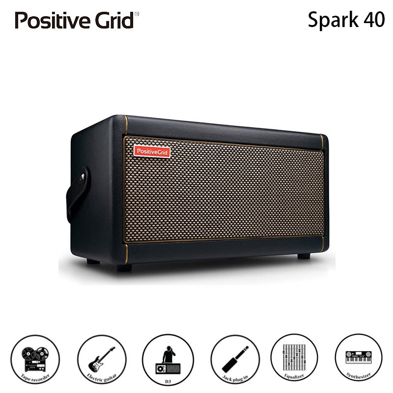 Positive Grid Spark 40 Guitar Amplifier, Electric, Bass and Acoustic ...
