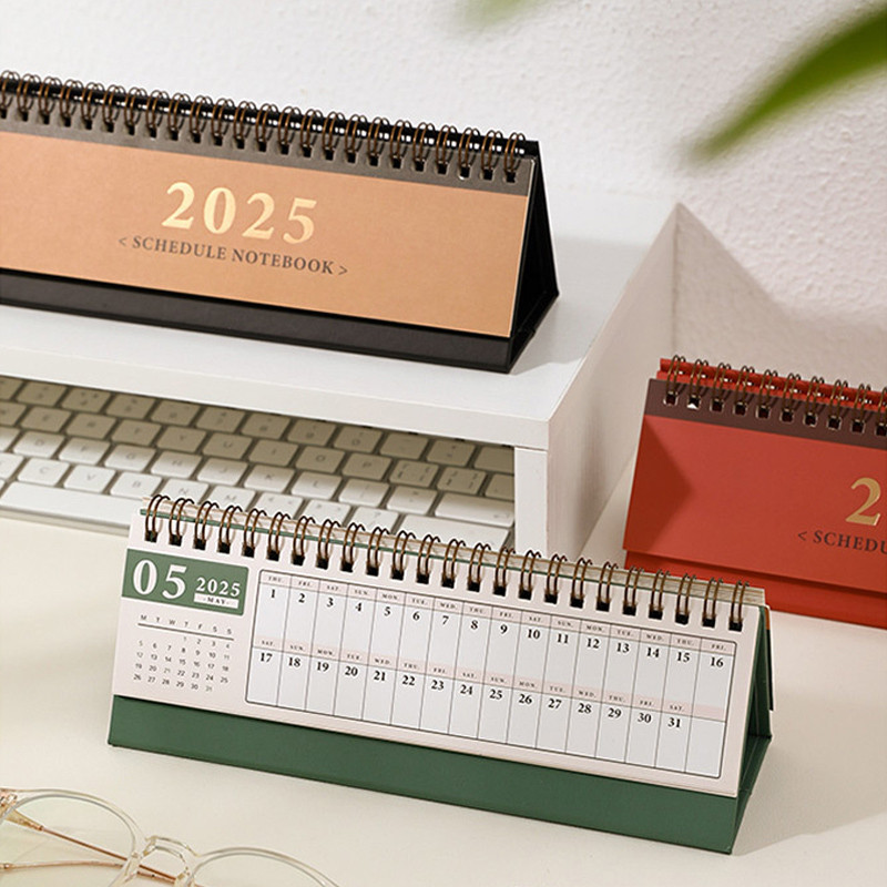 2025 Minimalist Desk Calendar - Daily Planner with Checklists, Monthly ...