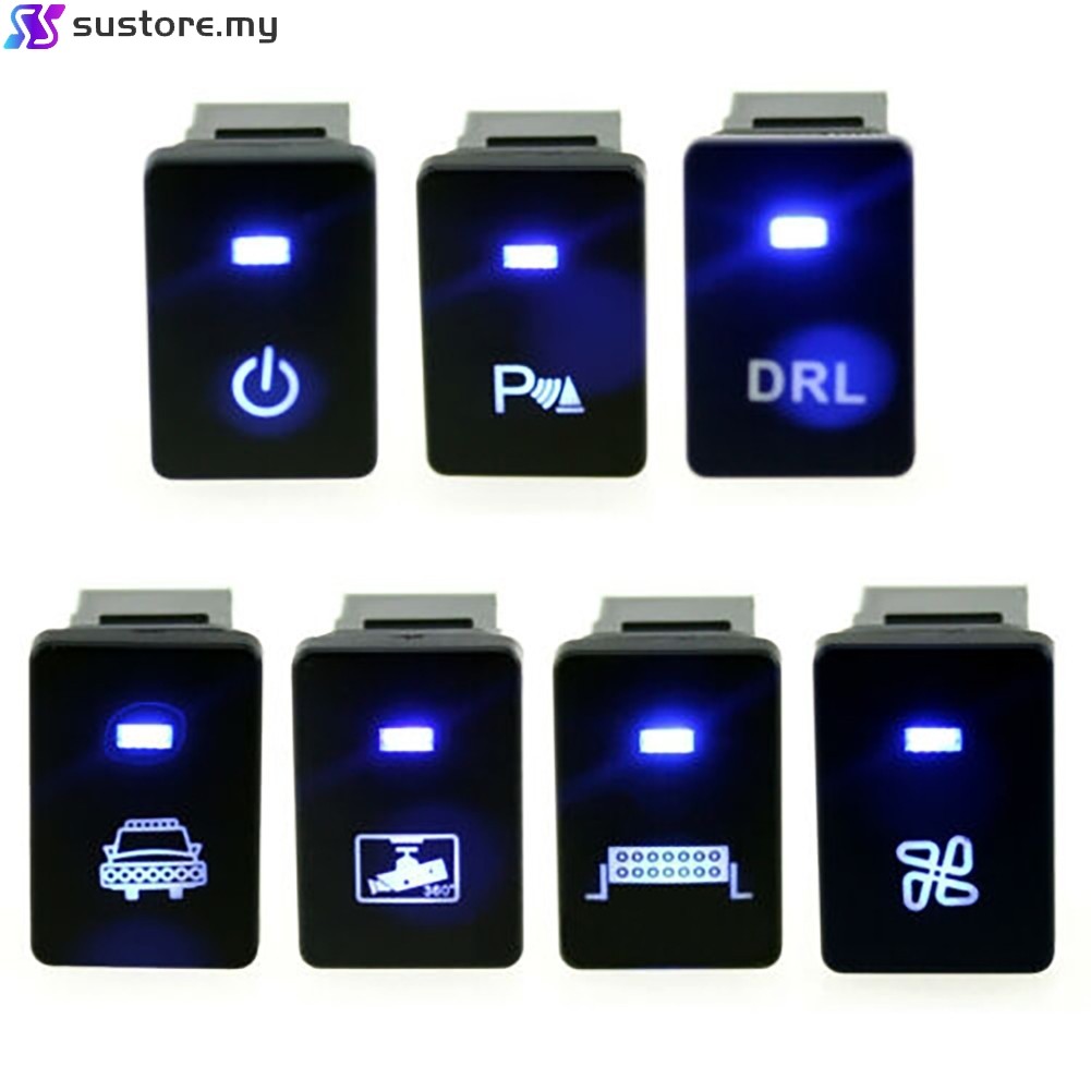 [Super] LED Light Bar Switch Push Button For Toyota 1PCS [Ready Stock ...