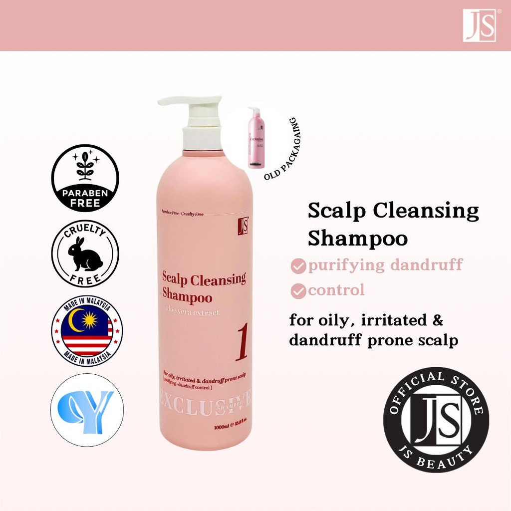 JS Exclusive Scalp Cleansing Shampoo (J1) 1000ml | Shopee Malaysia