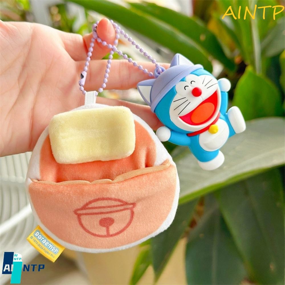 AINTP Good Night Doraemon Keychain, Anime Toy Sleeping Doraemon Keyring ...