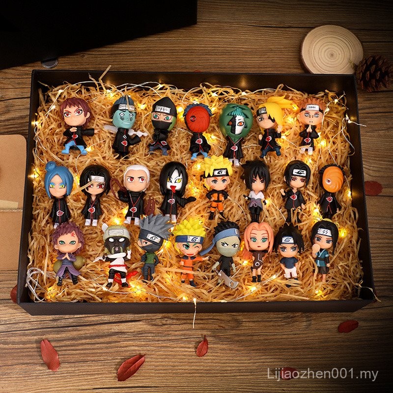 Naruto Hand-Made Model Naruto Uchiha Itachi Kakashi Sasuke Full Set Q ...