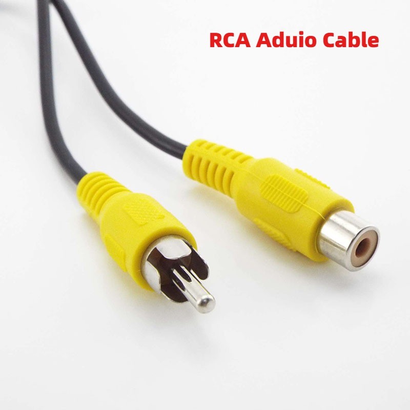 RCA Audio Cable AV Vedio Extention Wire Male Female for Auto Car ...