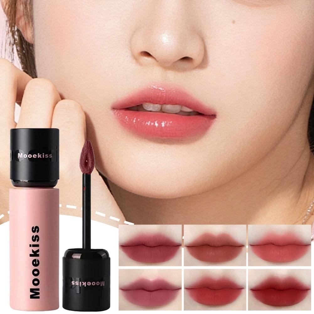 Mooekiss Lip Mud Velvet Smooth Lip Glaze Helps Reduce Lip Glow For ...