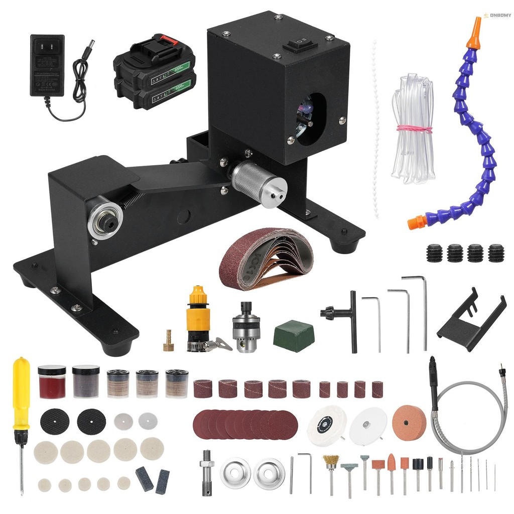 250W Wet And Dry Belt Sander Mini Belt Sander Electric Bench Grinder ...