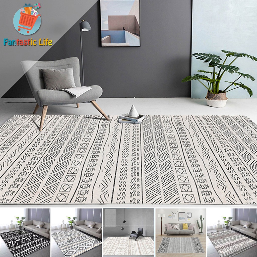 12 Styles Nordic Style Carpet Living Room Carpet Bedroom Room Carpet ...