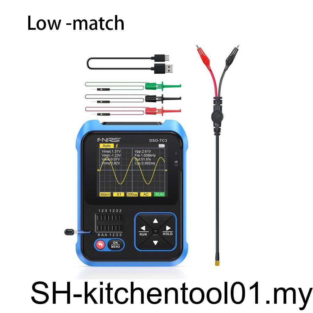 DSO-TC3 Tester Portable Digital Oscilloscope Detector 3-in-1 Multimeter ...