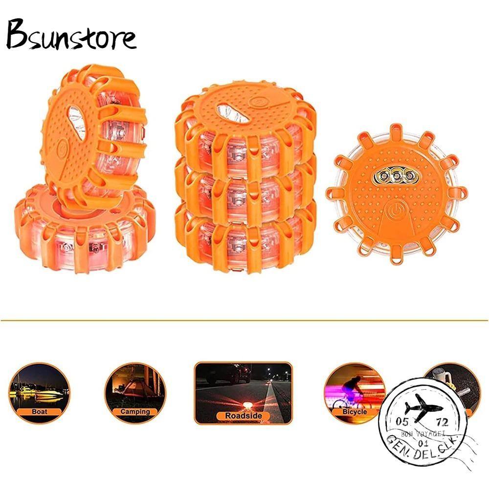 BSUNS1 Flashing Warning Lights, Flashing Beacons Magnetic Base 9 Flash ...