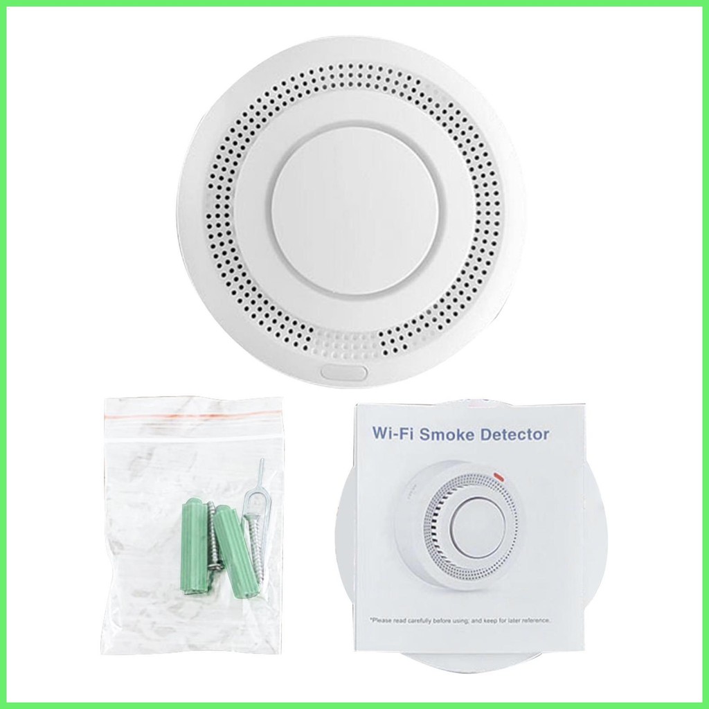 Smart Fire Detector Smart Battery-Powered Fire Alarm WiFi Fire Detector ...