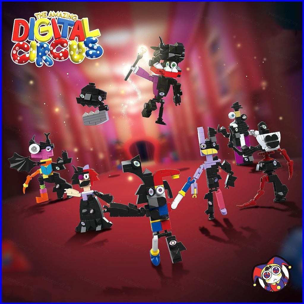 YU2 THE AMAZING DIGITAL CIRCUS building block Pomni Jax Ragatha Gangle ...