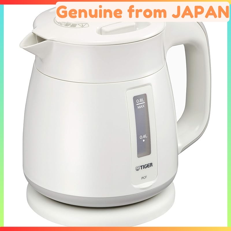TIGER Electric Kettle with Boil and Overflow Prevention 0.6-1.2L ...