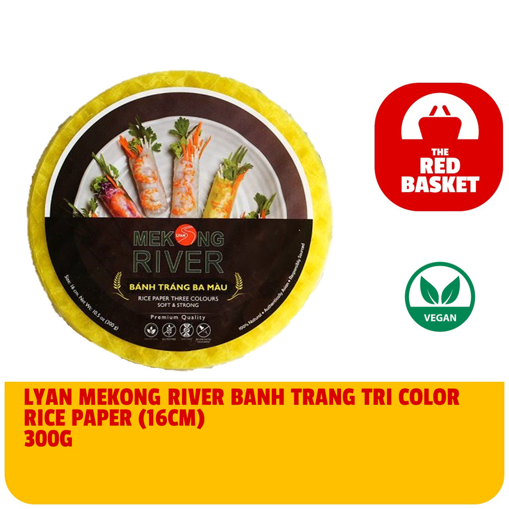 LYAN MEKONG RIVER BANH TRANG TRI COLOR RICE PAPER 16CM 300G | Shopee ...