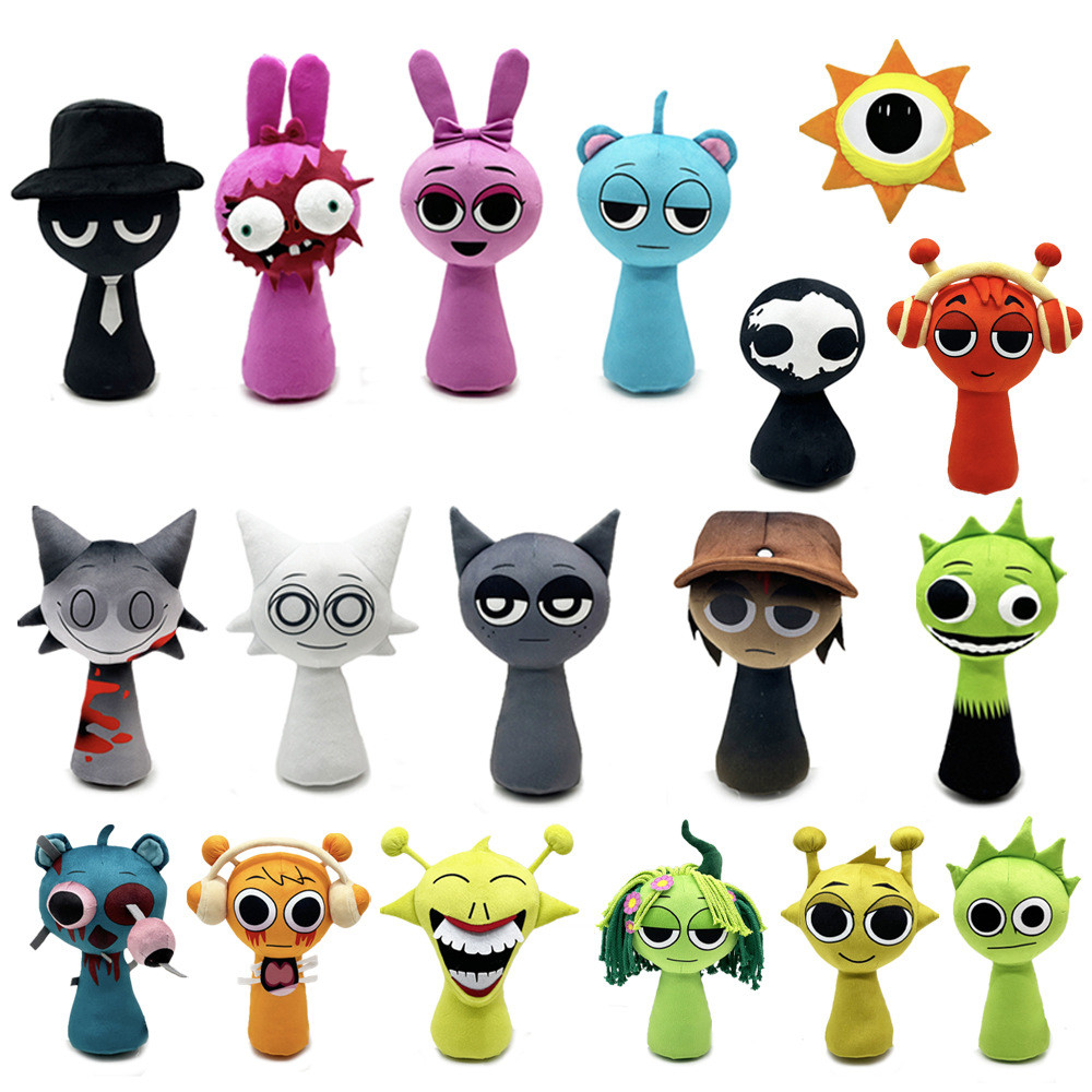 Cross-border New Product sprunki Wenda Plush Rhythm Box Game ...