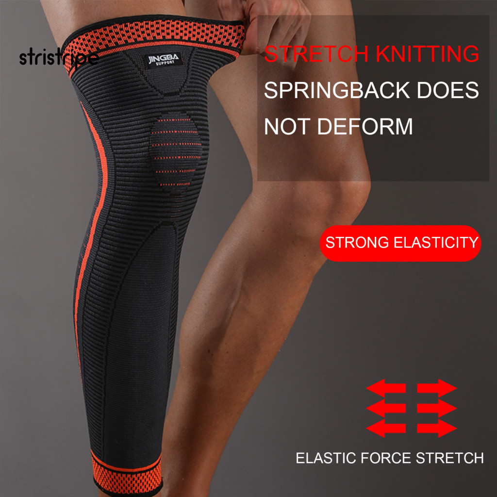1Pc Stretch Compression Leg Sleeves for Workouts Full Leg Sleeve Long ...