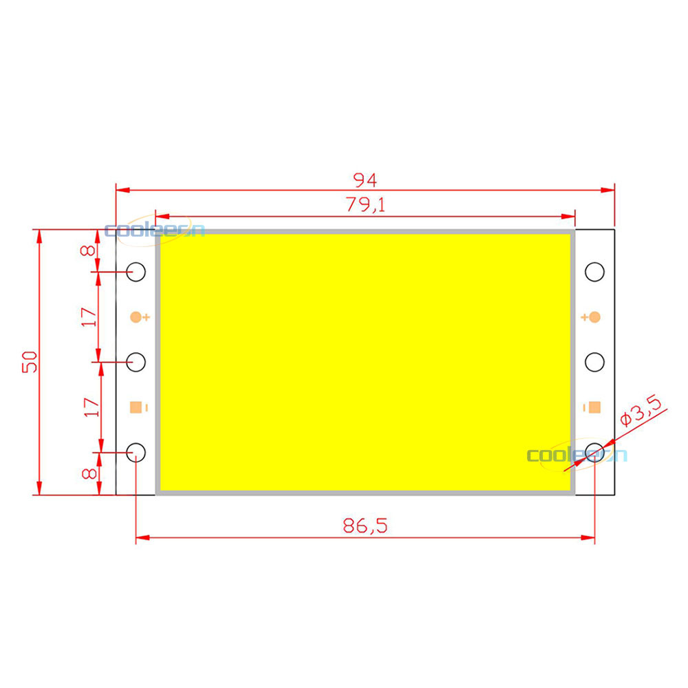 DC24V 20W COB LED Panel Light 3000K 6000K 24V LED Chip for Truck Lights ...
