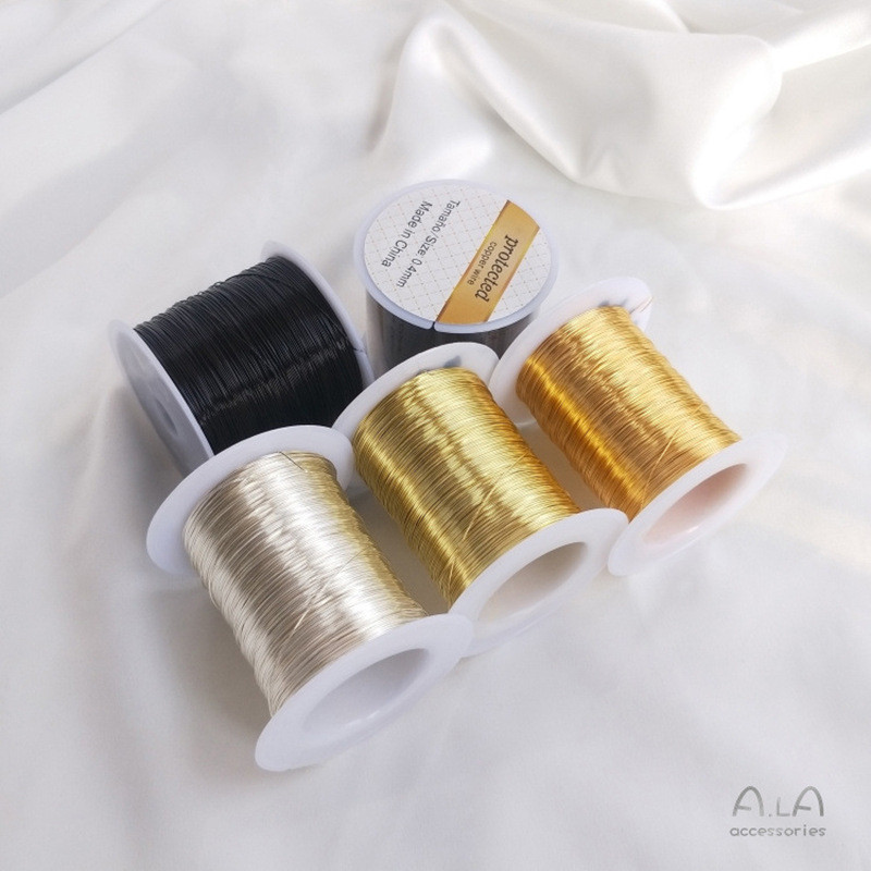 Baimi Color-Preserving 14K Gold-Clad Soft Thread Copper Thread DIY ...