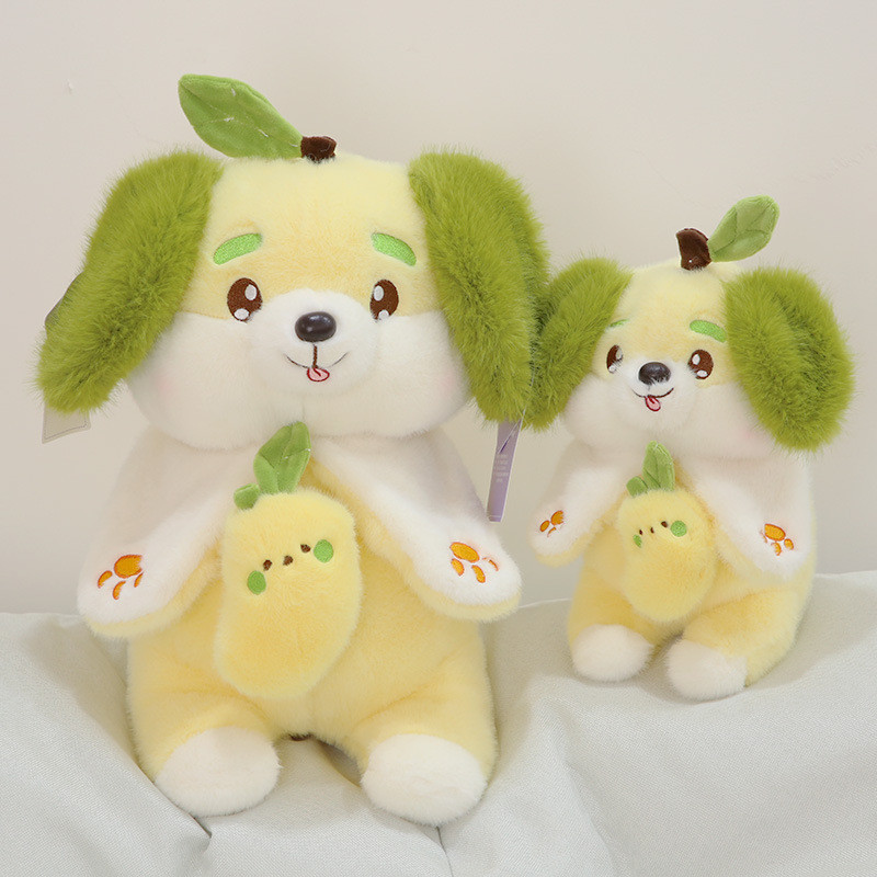 Price Fruit Mango Dog Plush Toy Cute Pull Line Transformed into Dog ...