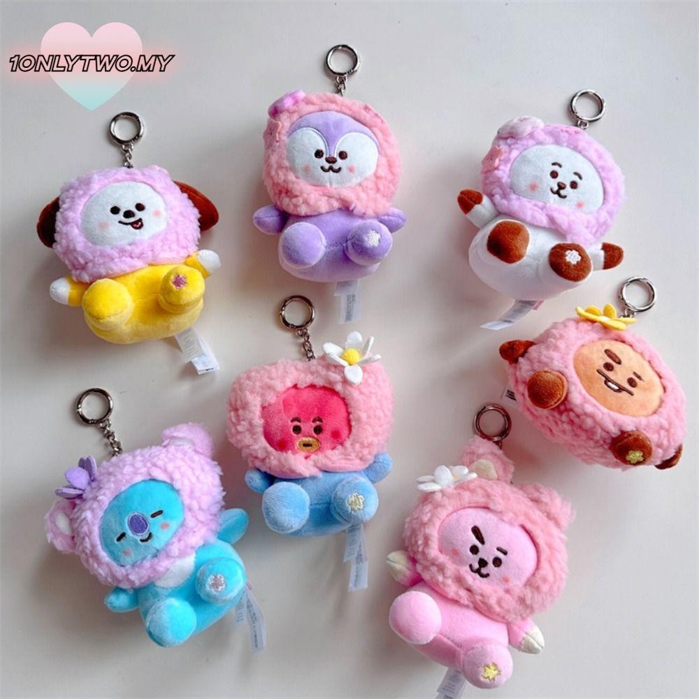 1ONLYTWO Bag Pendant, Cherry Blossom Powder Birthday Present Plush Doll ...