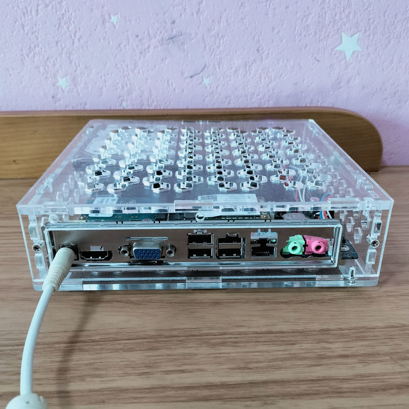 Mini Chassis High-End Configuration Computer ITX Plexiglass Chassis ...