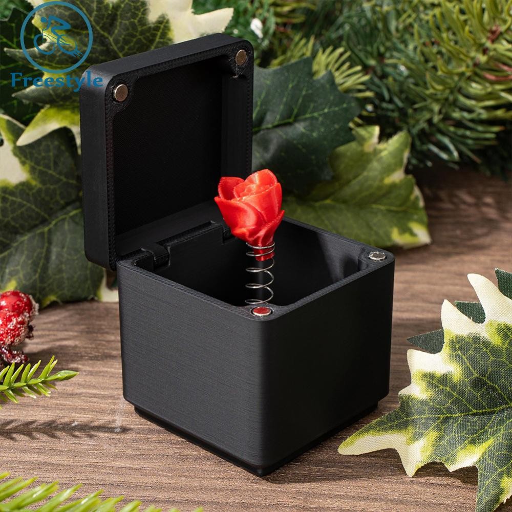 Surprise Gift Box 3D Printed Red Roses Love Heart In A Box Valentines ...