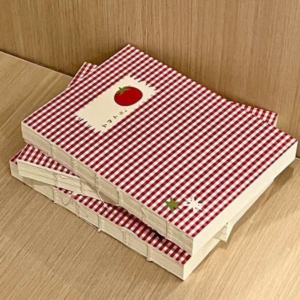notebook Buku nota berkotak-kotak tomato ringkas dalam gaya menebal ...
