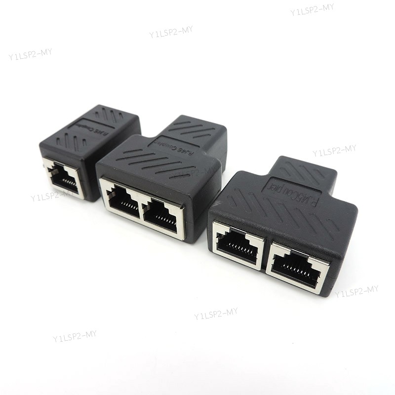 3types RJ45 to 2 way RJ45 Splitter connector Network extender Ethernet ...