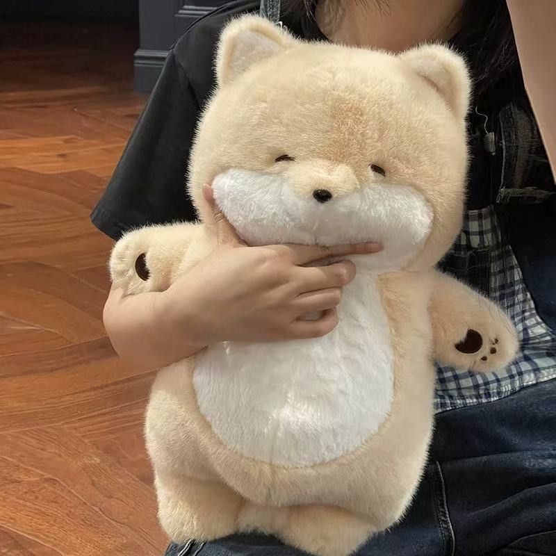 Cute Sleeping Shiba Inu Plush Toy Doll Lying Shiba Inu Doll Bed ...