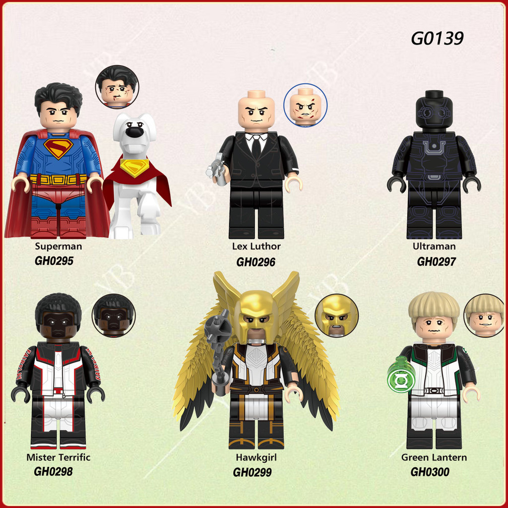 Movie series assembly building blocks minifigures toys Superman model ...