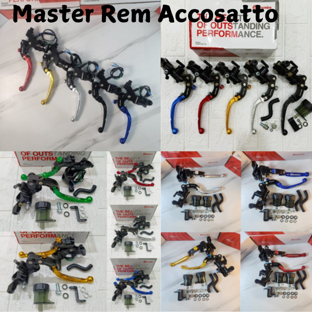 Brembo Accosatto Model Brake Master-Master Left Brake-Master Right ...