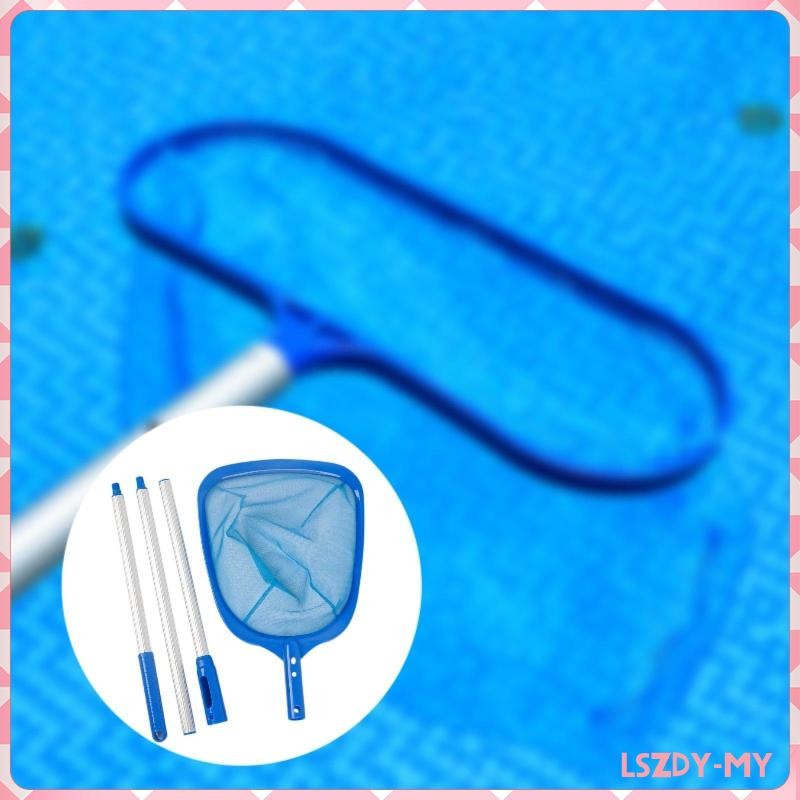 [lszdy] Pool Skimmer Net with 3 Section Poles Portable Leaf Catcher ...